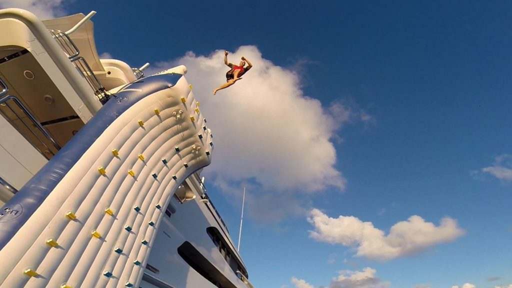 Glacier Extreme | Superyacht Floating Climbing Wall & Slide