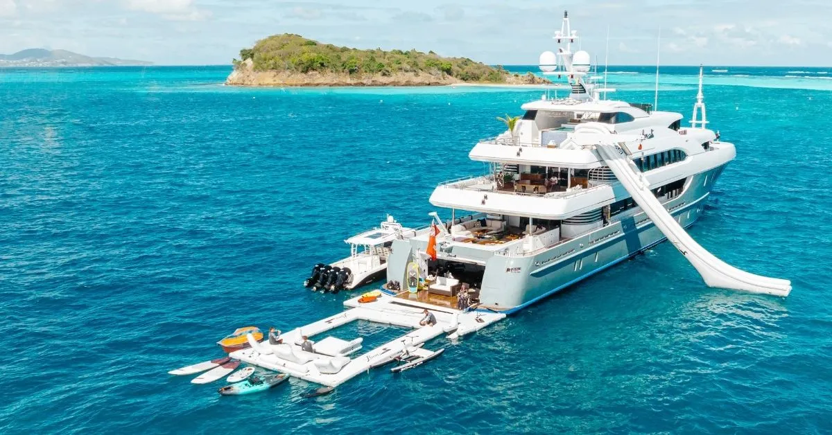 Benefits of a Superyacht Netted Sea Pool - FunAir | Superyacht Toys and ...