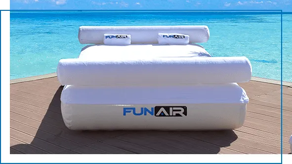 Inflatable Daybed | Superyacht Double Width Lounger | FunAir