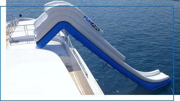 QuickShip Yacht Slides | Custom Superyacht Toys | FunAir