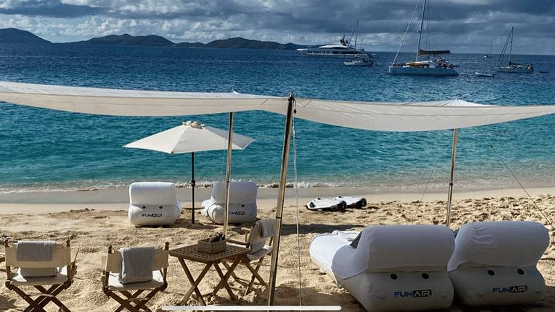 The Ultimate Superyacht Beach Party Set Up